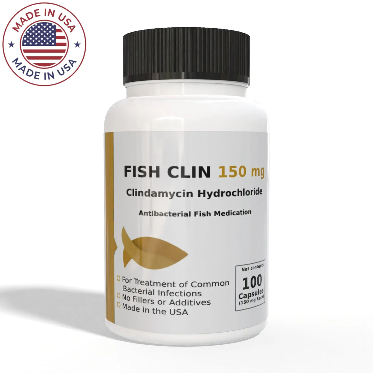 Fish Clindamycin 150mg 100 Capsules -in stock- | Thefishaid – Fishaid