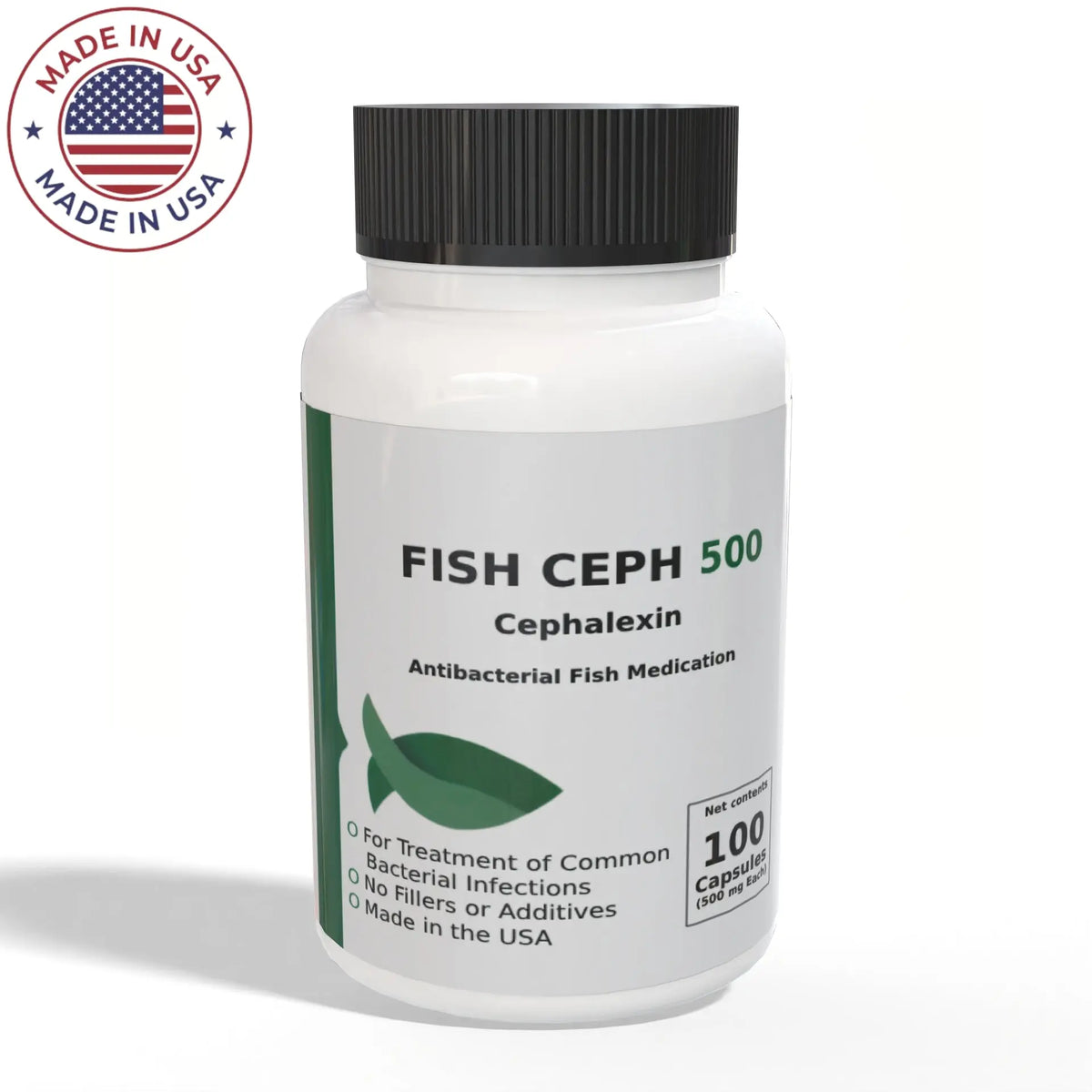 Fish Cephalexin 500 100 Count | Thomas Labs Antibiotics | Free shipping ...