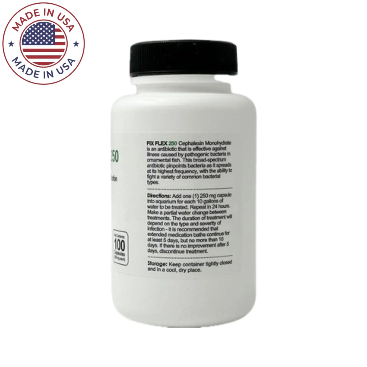 Aqua Cephalexin - 250mg 100 Capsules | Free shipping – Fish Antibiotics