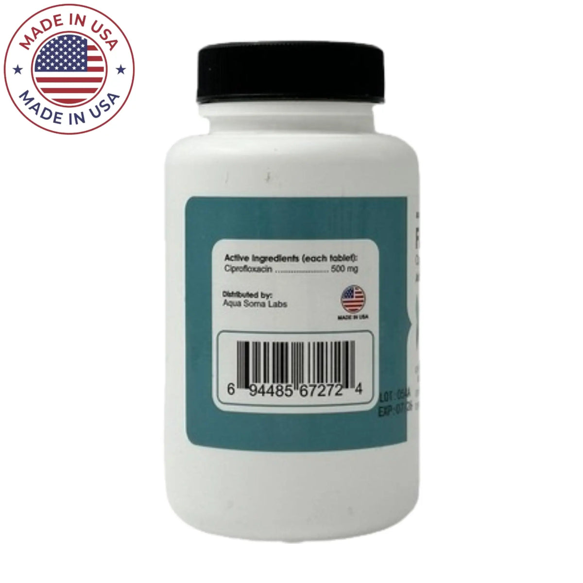 (Fish Flox Equivalent) Aqua Ciprofloxacin 500 mg | Free Shipping ...