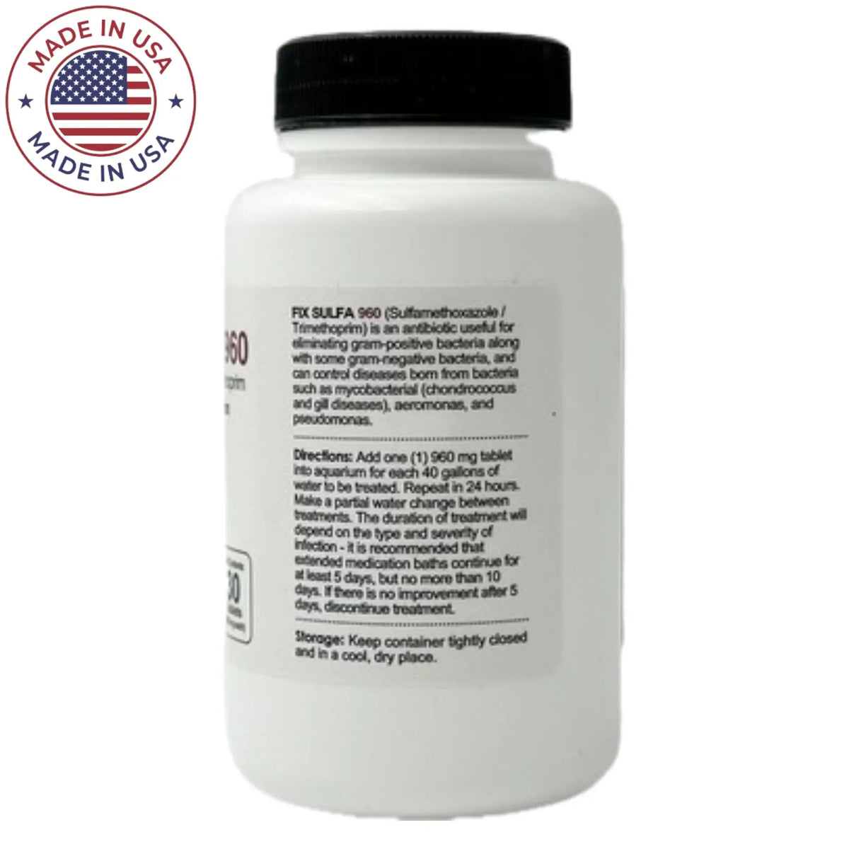 Fish sulfa forte 960mg 30 Tablets: Trusted Pet Pharmacy | Thefishaid ...