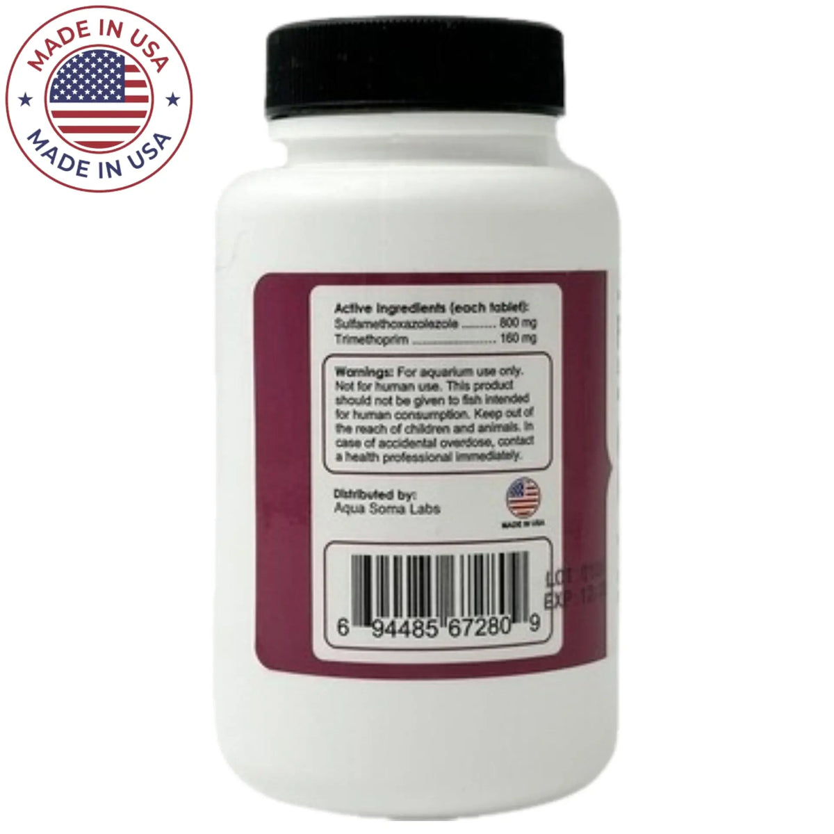 Fish sulfa forte 960 60 Tablets : Trusted Pet Pharmacy | Thefishaid ...