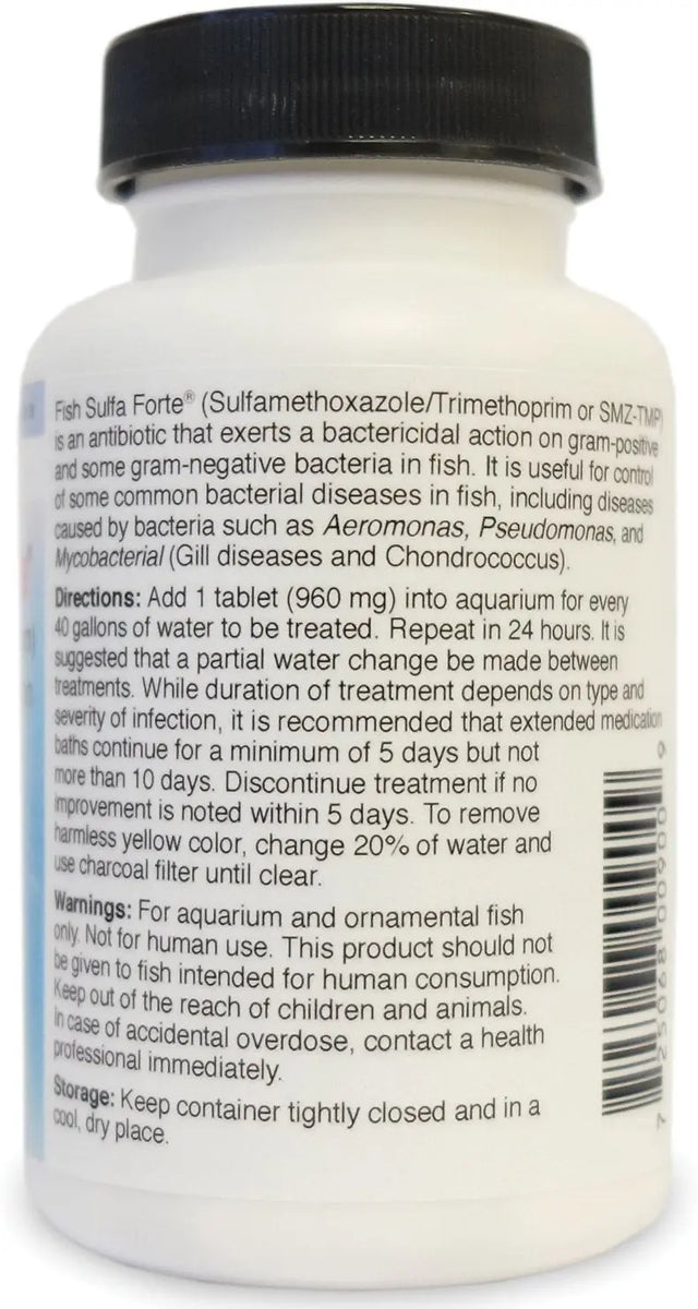 Fish sulfa forte 960mg 30 Tablets: Trusted Pet Pharmacy | Thefishaid ...