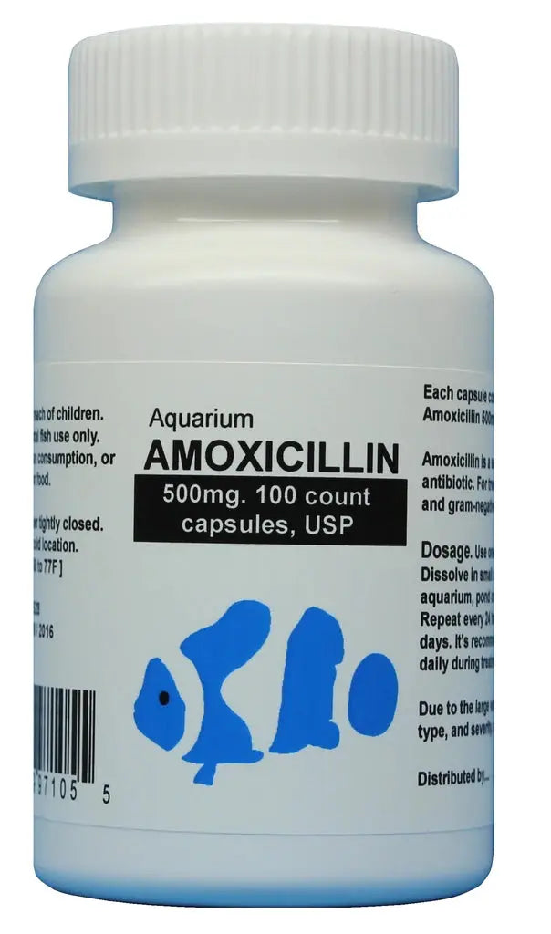 Fish Aid Amoxicillin 500 mg 100 capsules | Free Shipping | Thefishaid ...